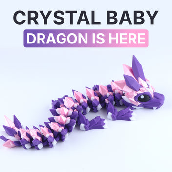 Crystal Baby Dragon – Crafts 3D