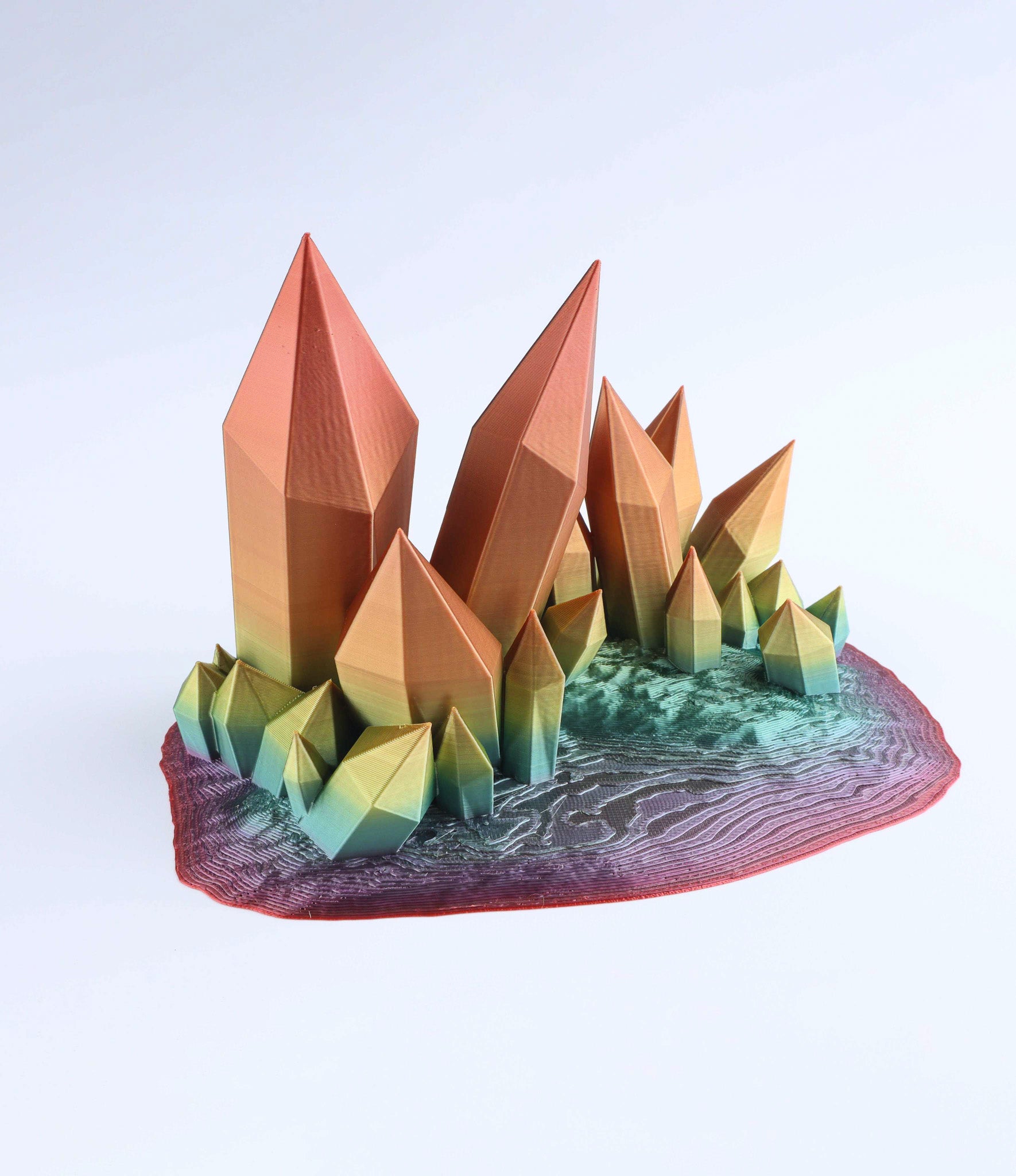 3D Printed Crystal Stand Fidget Toy – Display Desk Toy Gift – Crafts 3D